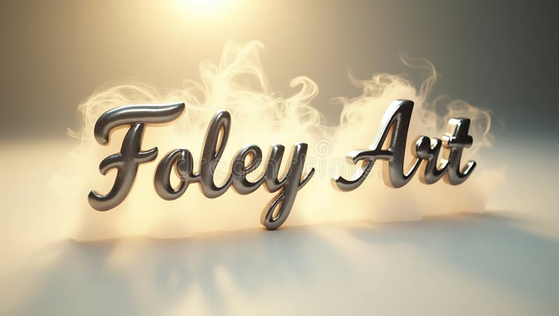 Foley Art Showcases a Unique Blend of Typography with Soft Smoke ...