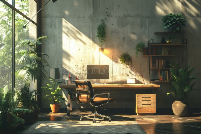 Design a Home Office, Interior Design Modern Home Office, Comfortable ...