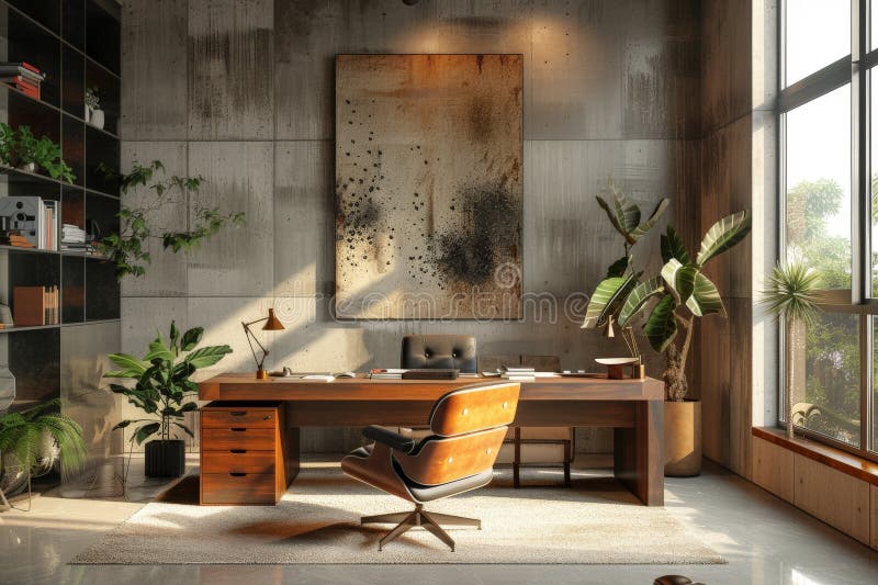 Design a Home Office, Interior Design Modern Home Office, Comfortable ...