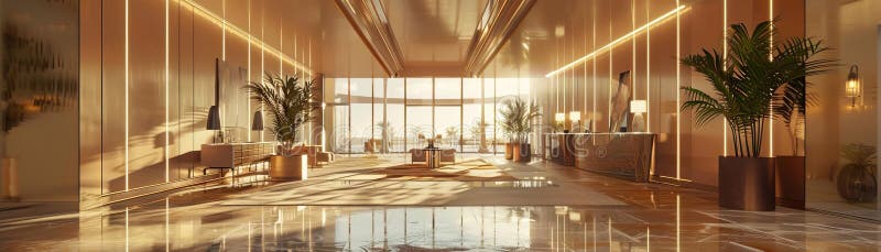 Design a Hotel Lobby that is Both Modern and Inviting Stock ...