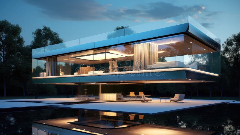 Design house architectural stock illustration. Illustration of ...