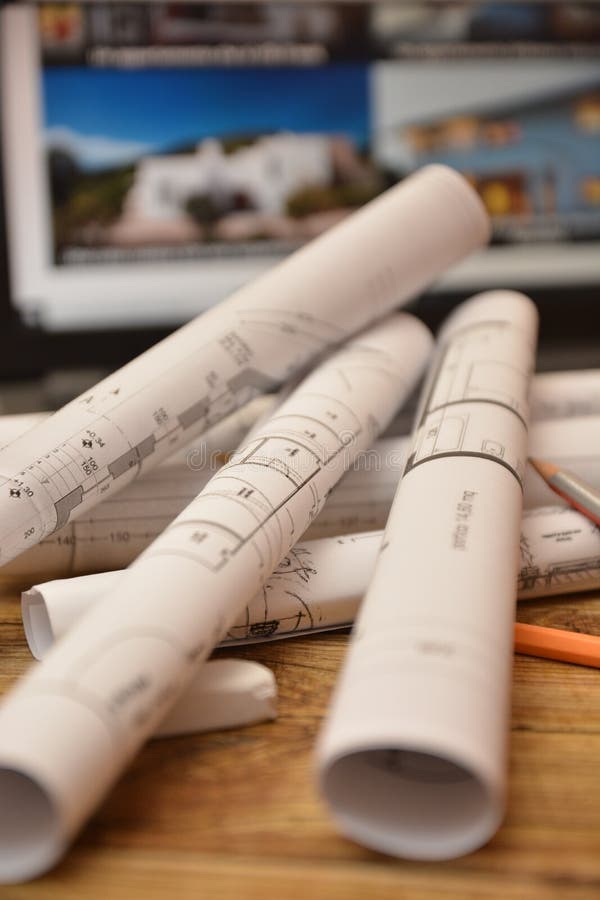 Design a House Project Building Palace Architect Engineer Stock Photo ...