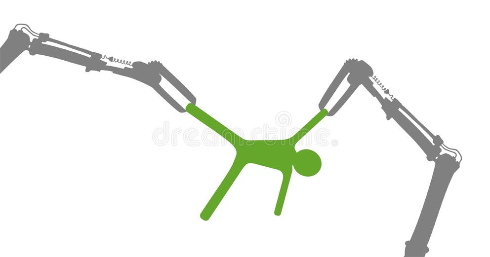 Design of human factory stock vector. Illustration of internet - 148374460