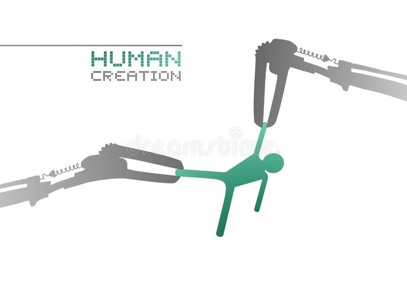 Design of Human Factory Illustration Stock Vector - Illustration of ...