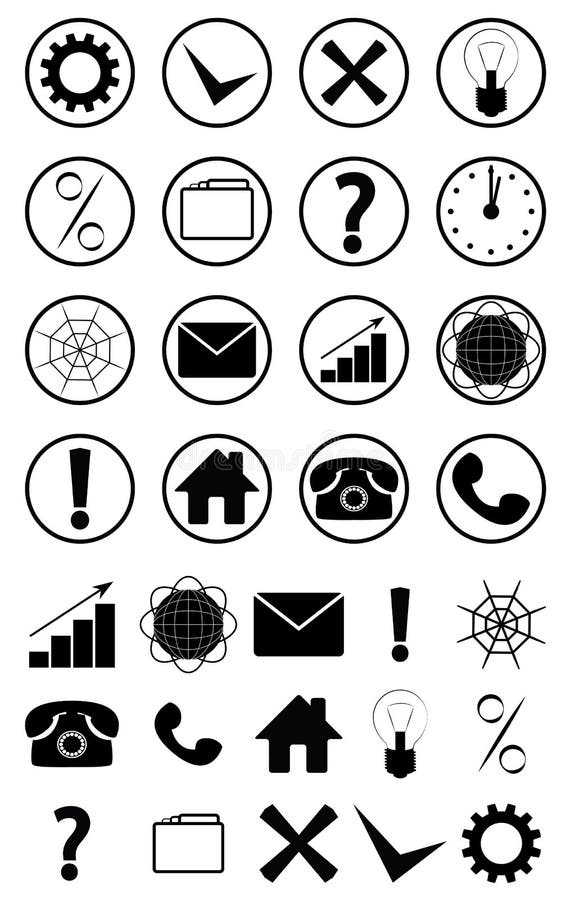 Design icon set stock vector. Illustration of graphic - 126251055