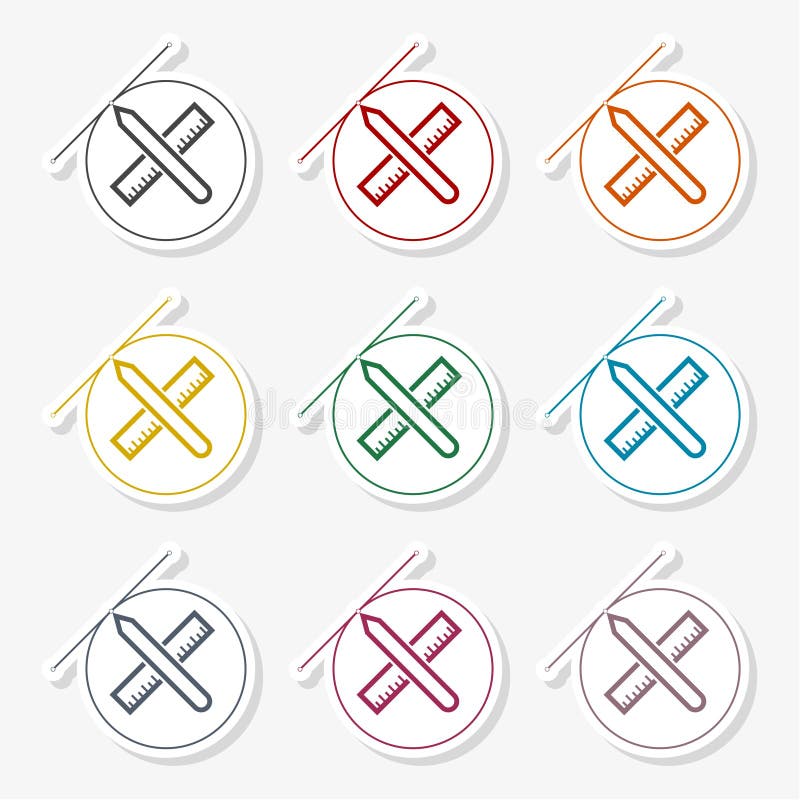 Design icon stock vector. Illustration of draw, simple - 160482742