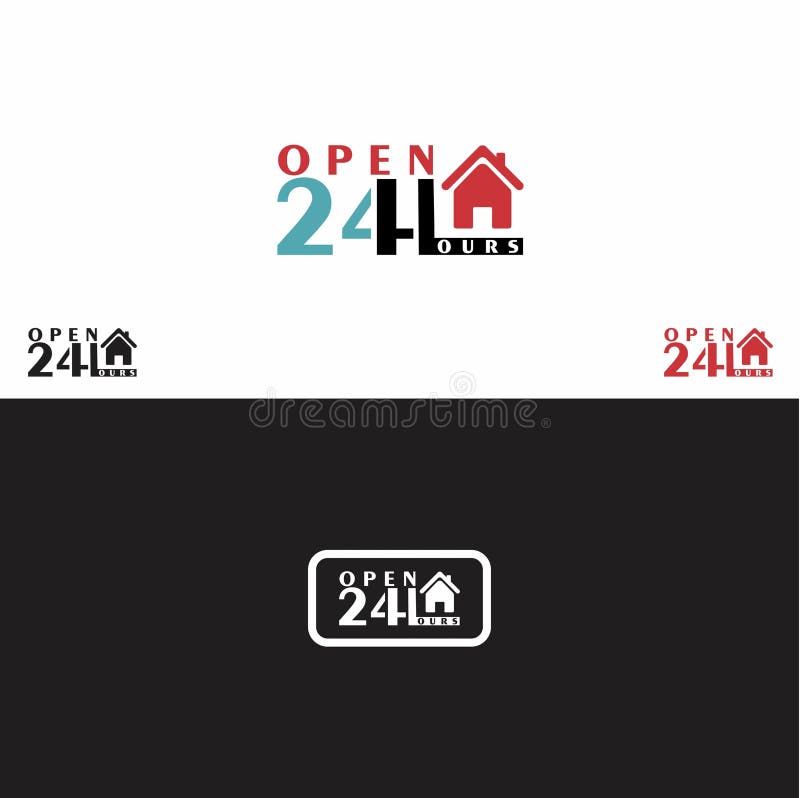 Design Illistration Twenty Four Symbol Concept Modern Stock Vector ...