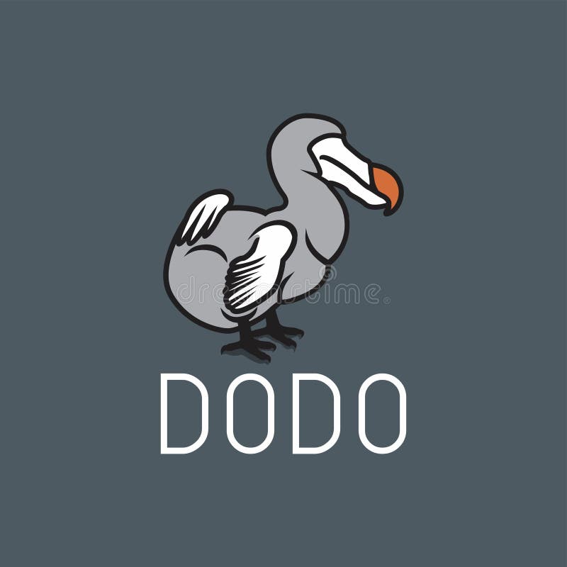 Design Illustration Bird Dodo Stock Vector - Illustration of design ...