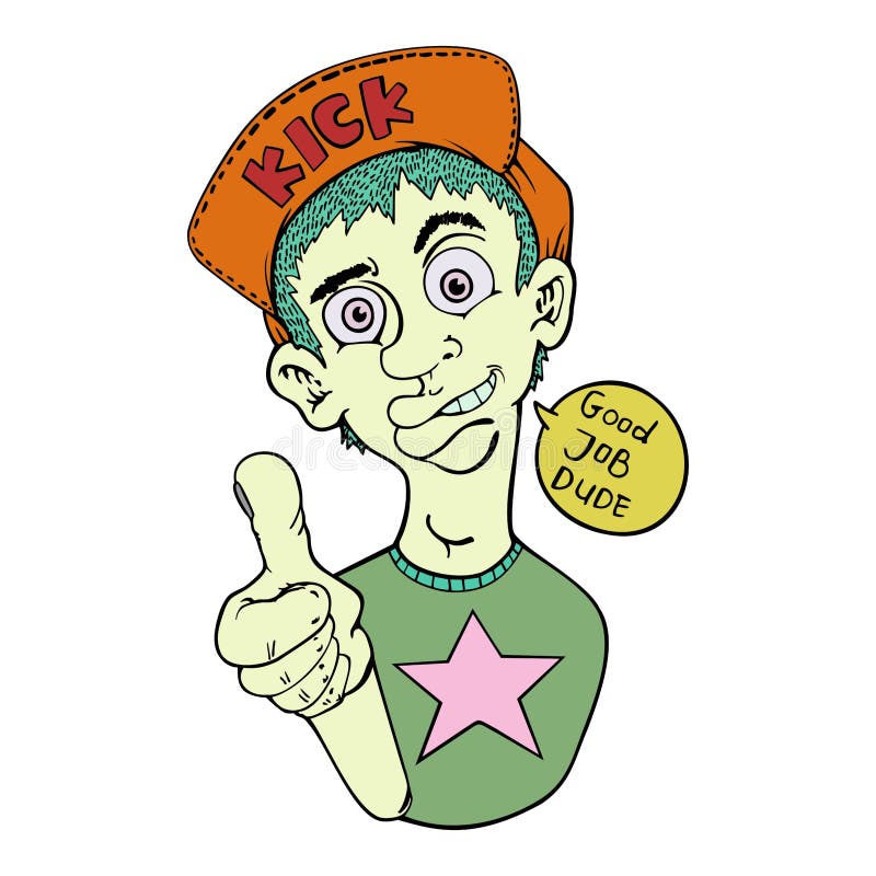 Good Job Character stock illustration. Illustration of success - 29716906