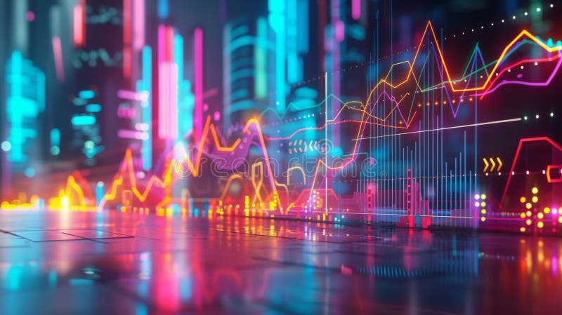 Design an Illustrator S Rendering of a Market Share Chart, Stylishly ...