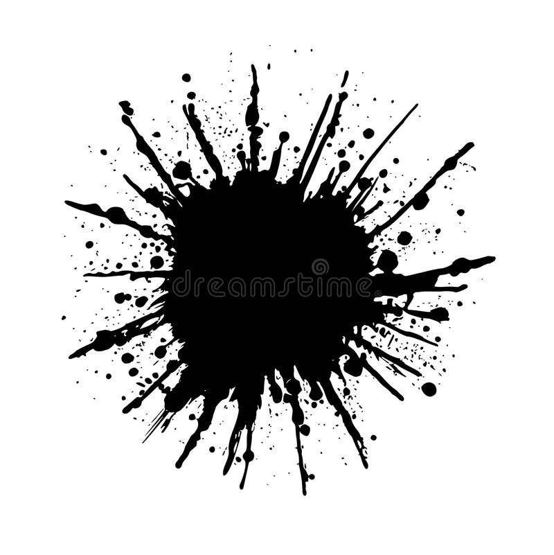 Design of ink splash art stock vector. Illustration of paint - 364440313