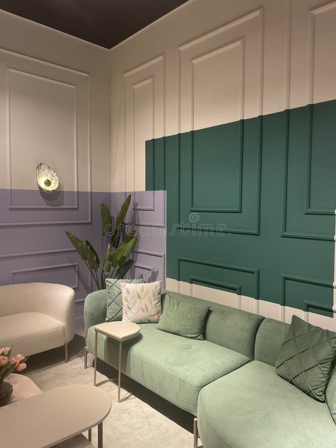 Design stock image. Image of sofa, molding, interior - 265468943