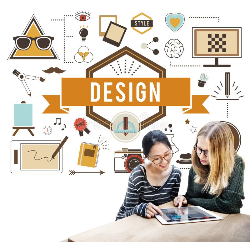 Design-kreative Ideen Vorbildliches Planning Sketch Concept Stockbild ...