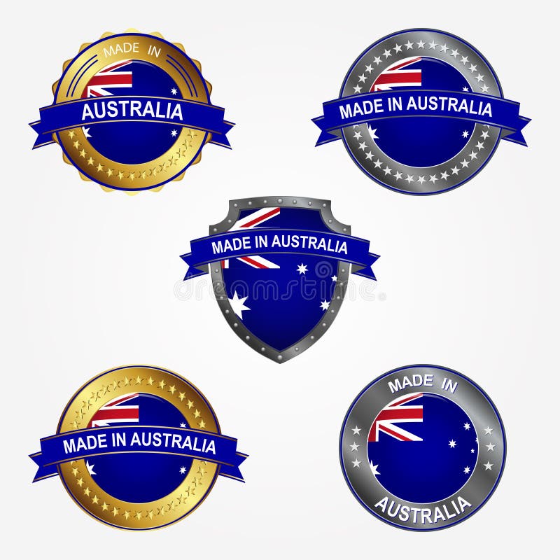 Design Label of Made in Australia. Vector Illustration Stock ...