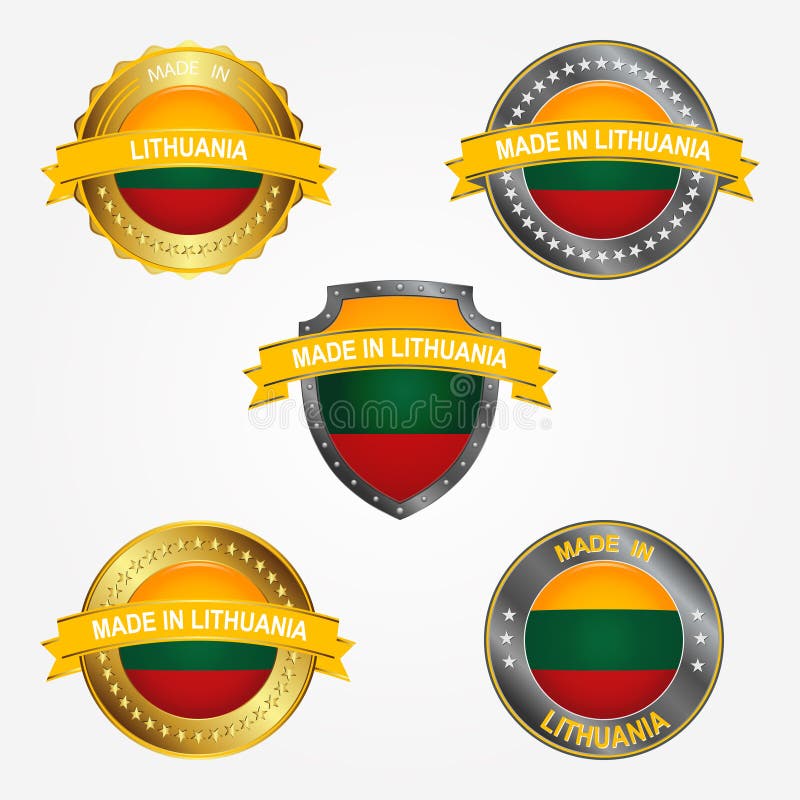 Design Label of Made in Lithuania. Vector Illustration Stock ...