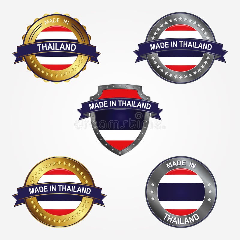 Design Label of Made in Thailand. Vector Illustration Stock ...
