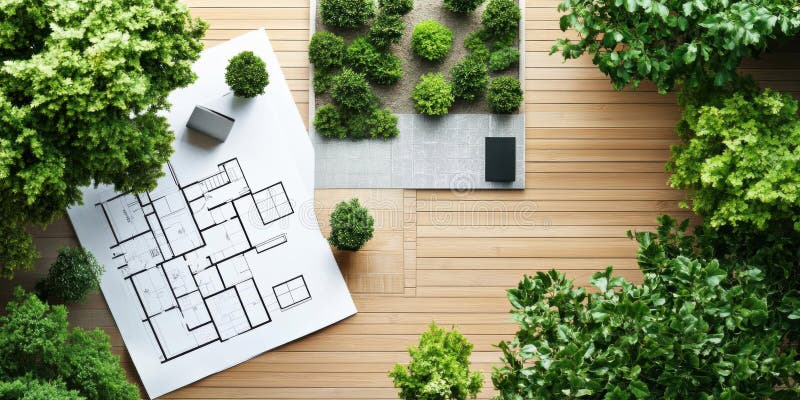 Design a Landscape Plan for Green Architectural Visualization and ...