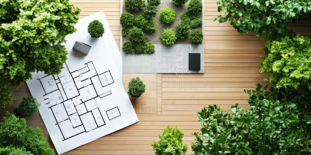 Design a Landscape Plan for Green Architectural Visualization and ...