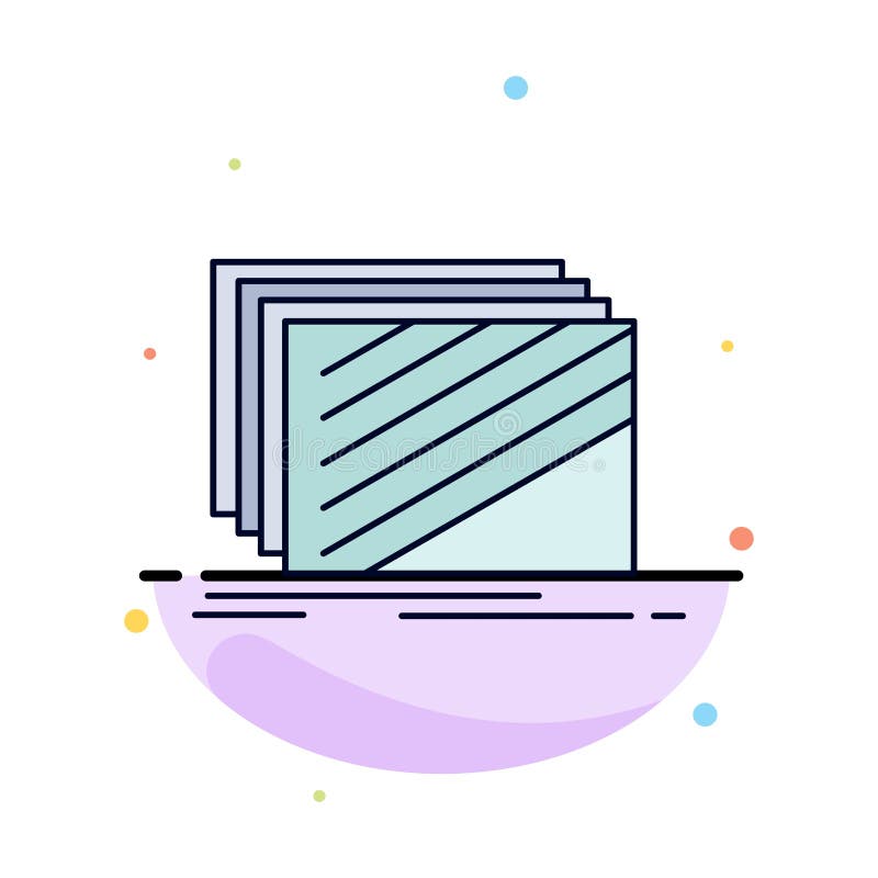 Design, Layer, Layout, Texture, Textures Flat Color Icon Vector Stock ...