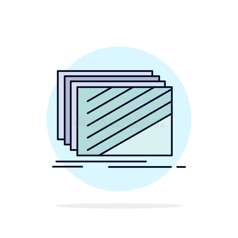 Design, Layer, Layout, Texture, Textures Flat Color Icon Vector Stock ...