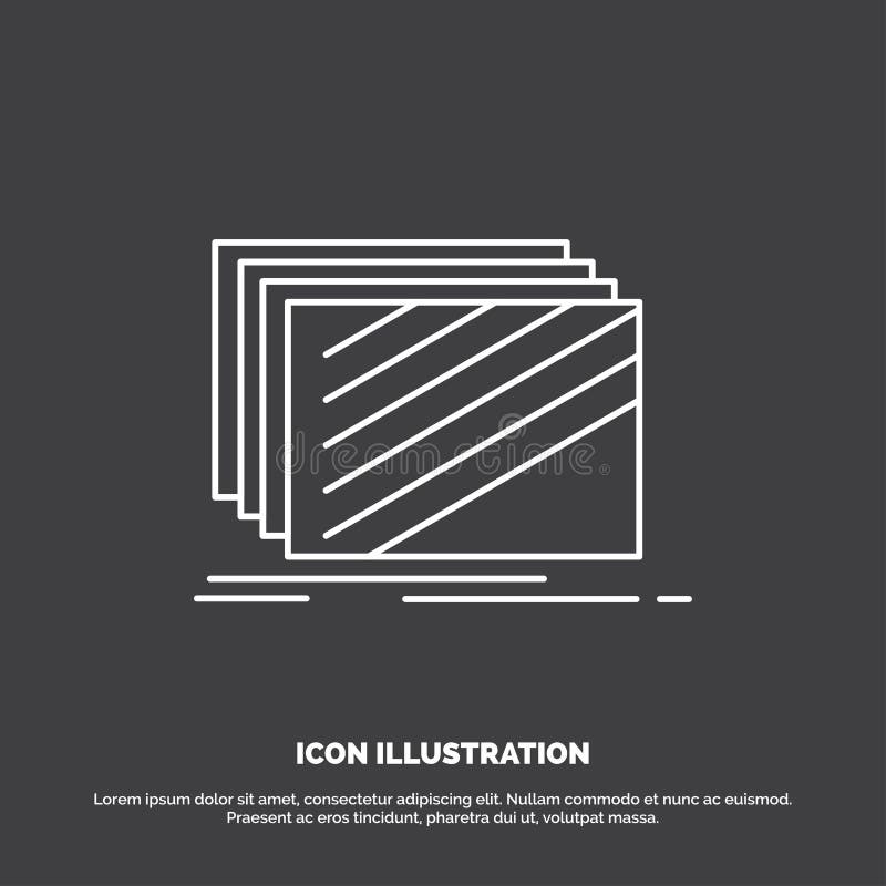 Design Layer Layout Texture Textures Icon Line Vector Symbol For