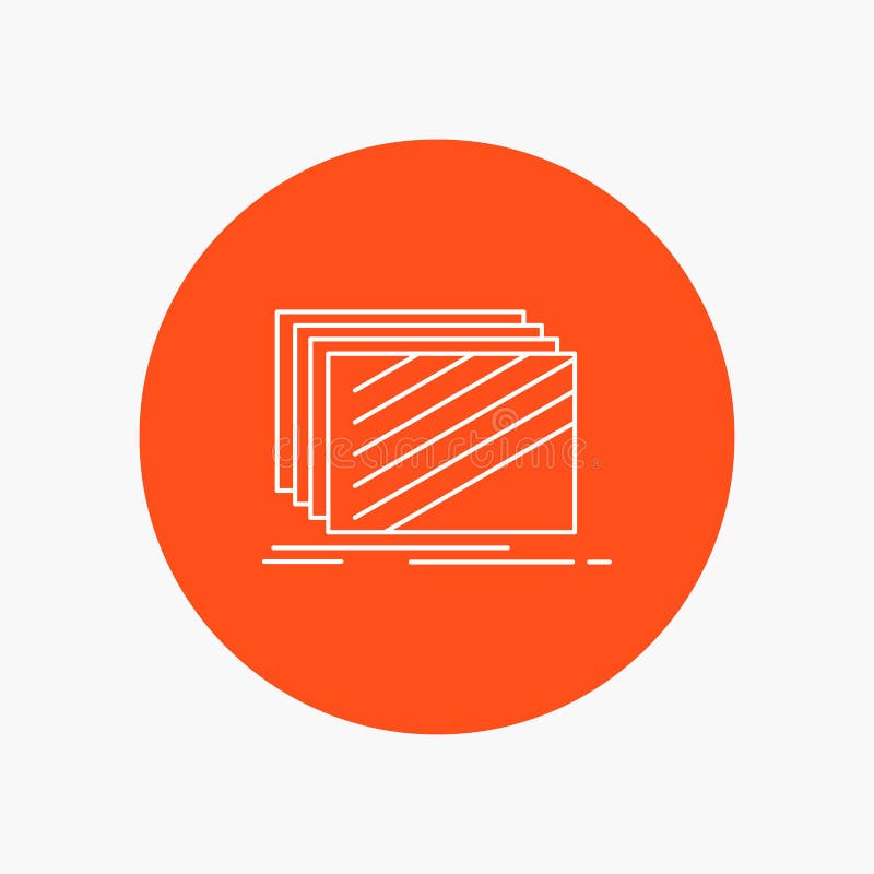 Design, Layer, Layout, Texture, Textures White Line Icon in Circle ...