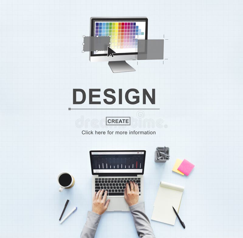 Design Layout Computer Software Interface Concept Stock Photo - Image ...