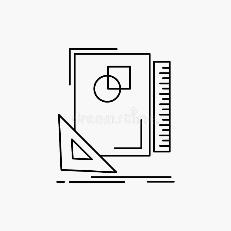 Design, Layout, Page, Sketch, Sketching Line Icon. Vector Isolated ...