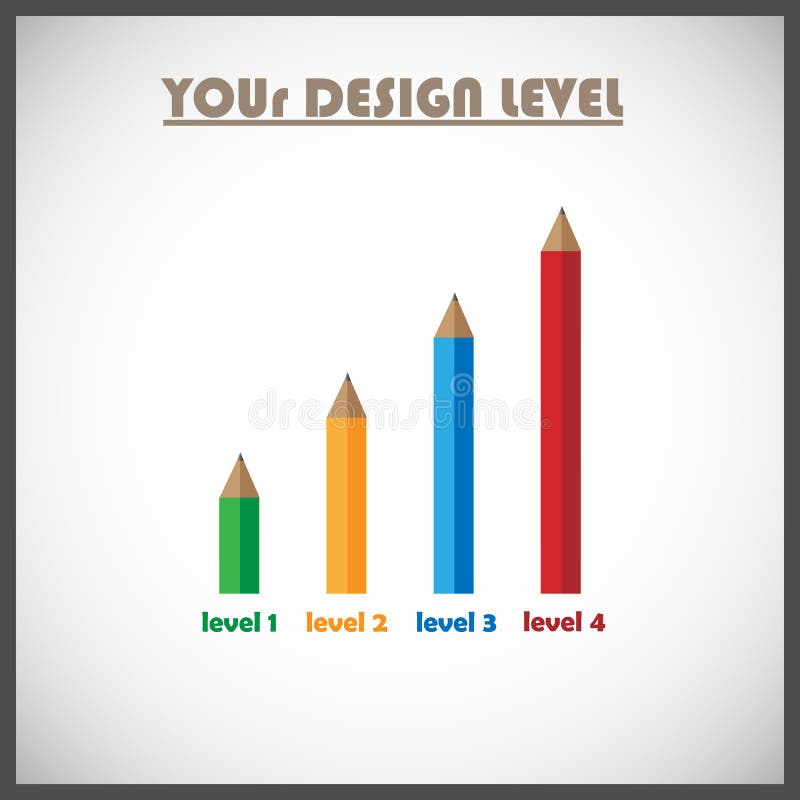 Design Level Template stock vector. Illustration of template - 57332595