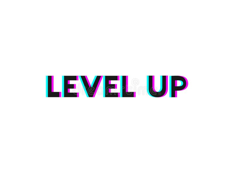 Vector Level Up Message Stock Illustrations – 247 Vector Level Up ...