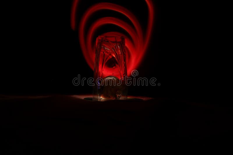 Design of Light Painting Using Torch Stock Image - Image of torch, room ...
