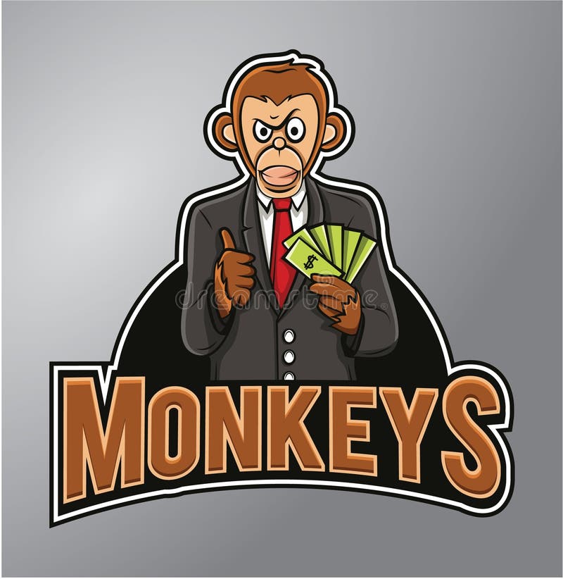 Design Logo Character Vector with Font Stock Vector - Illustration of ...