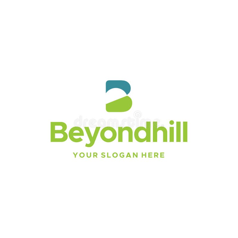 Design Logo Modern BEYONDHIL Get Beyond Go Over Stock Vector ...