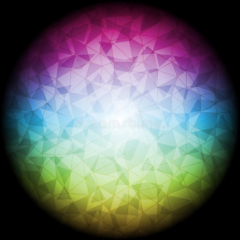 Design Magic Ball on Dark Background Stock Vector - Illustration of ...