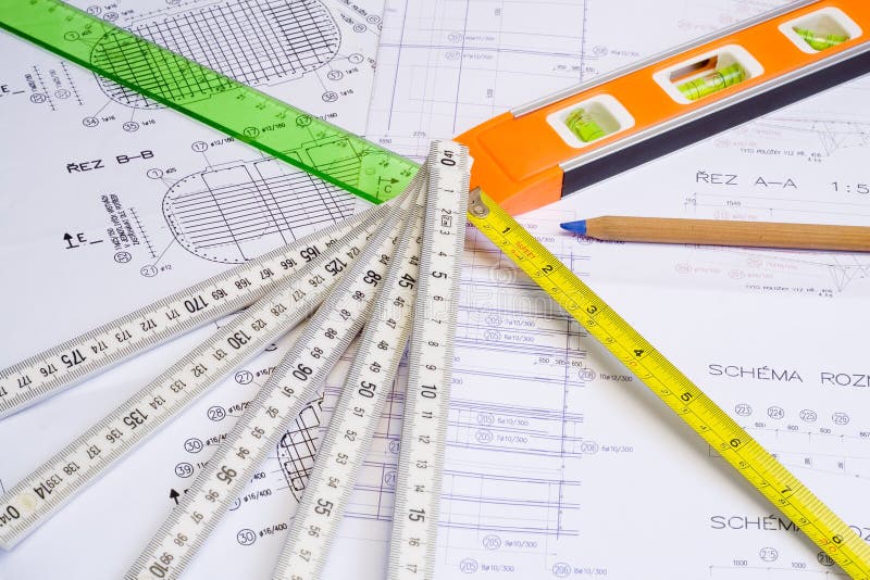 Design And Measuring Instruments Stock Image - Image of instrument ...