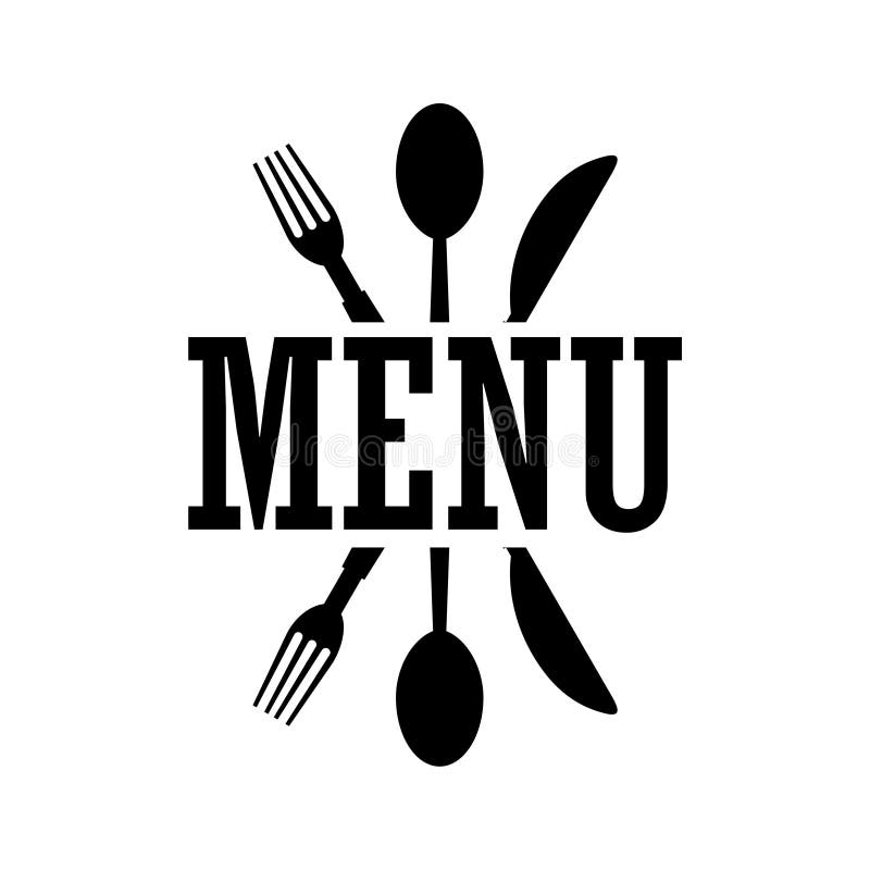 Design Menu Label Icon Isolated on White Background Stock Vector ...