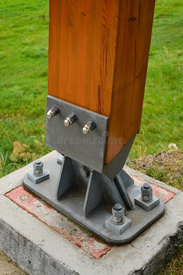 Design of Metal Mount for Wooden Support. Basic Structure. Detail of ...