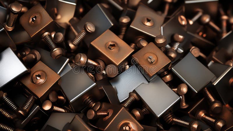 Design metal rivets stock illustration. Illustration of versatile ...