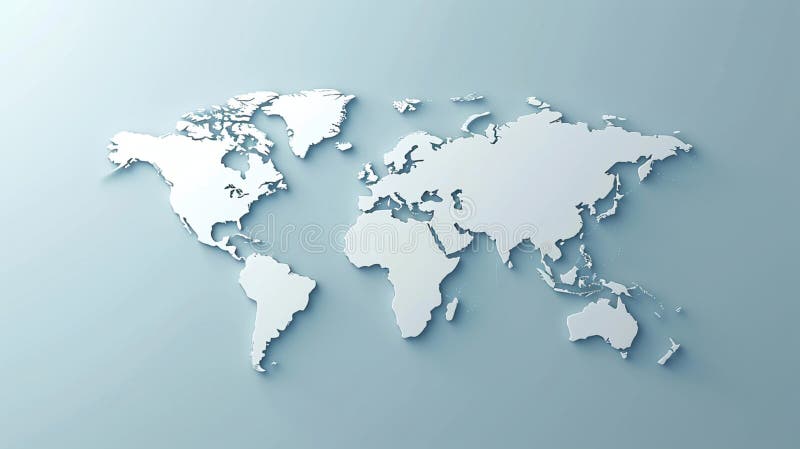 Design minimal world map stock illustration. Illustration of network ...