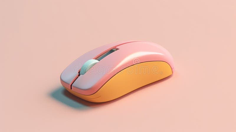 Design a Minimalist 1980s Computer Mouse Stock Illustration ...