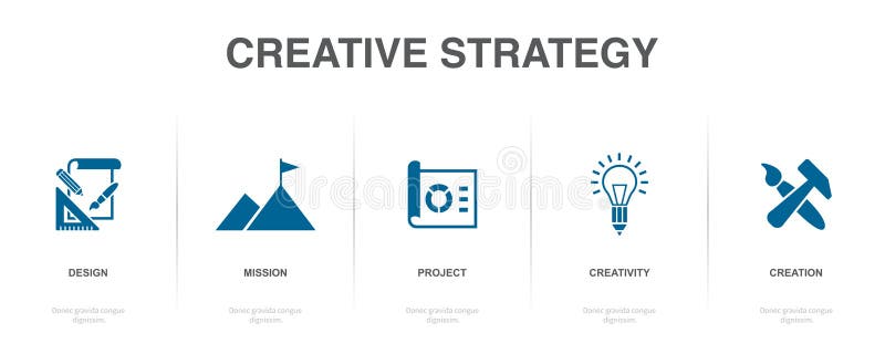 Design, Mission, Project, Creativity Stock Vector - Illustration of ...