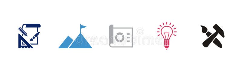 Design, Mission, Project, Creativity Stock Vector - Illustration of ...