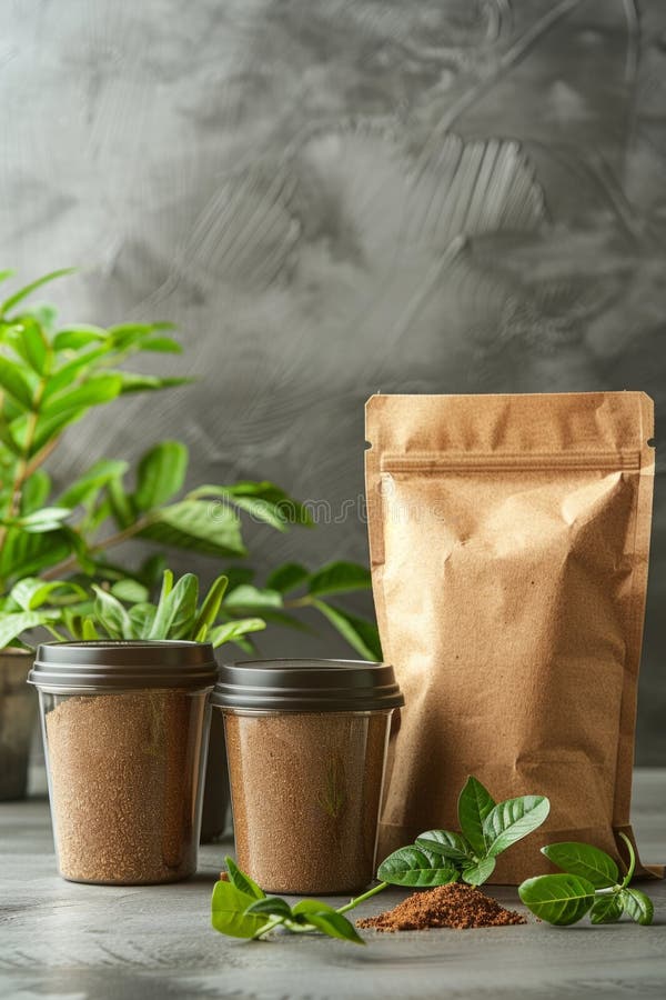 Design Mockup Showcasing Zero Waste Packaging Made from Reusable and ...