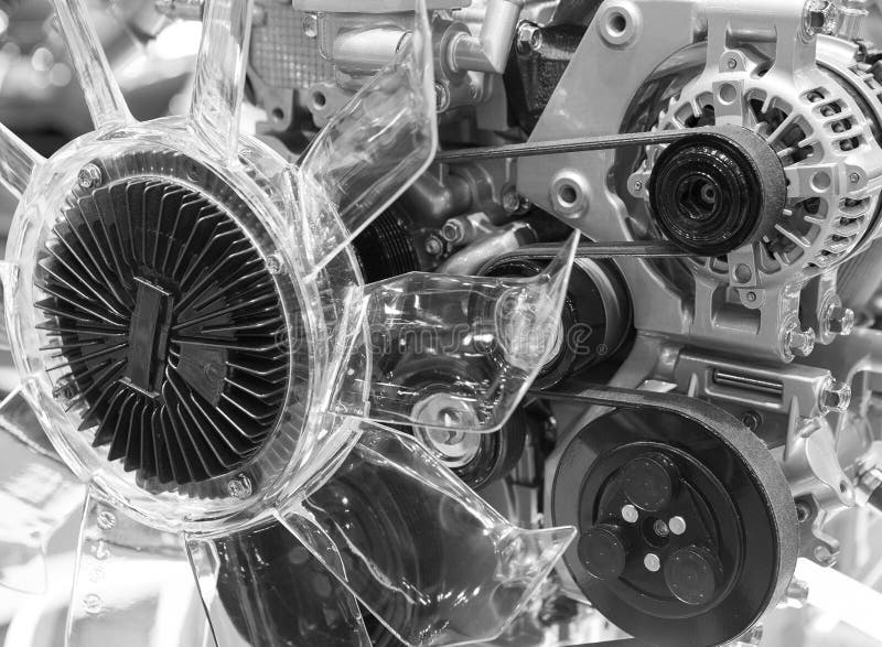 The Design of the Modern Car Engine Stock Photo - Image of modern ...
