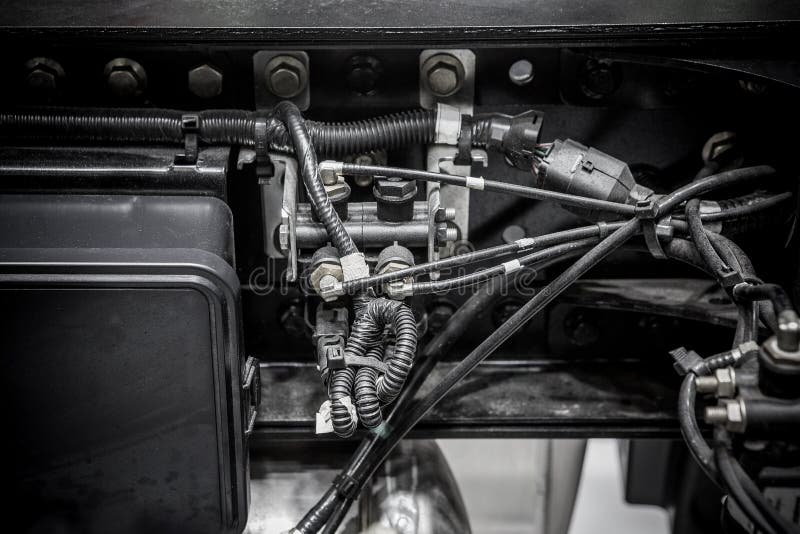 The Design of the Modern Car Engine Stock Image - Image of modern ...