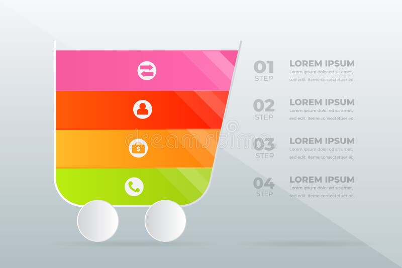 Design Modern Professional Steps Infographic Stock Vector ...