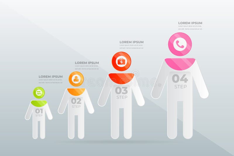 Design Modern Professional Steps Infographic Stock Vector ...