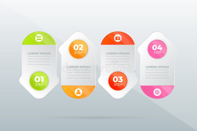 Design Modern Professional Steps Infographic Stock Vector ...