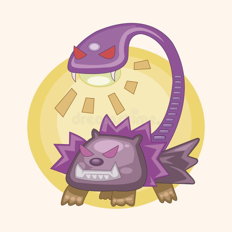 Design Monster Lamp Style Theme Elements Vector,eps Stock Vector ...