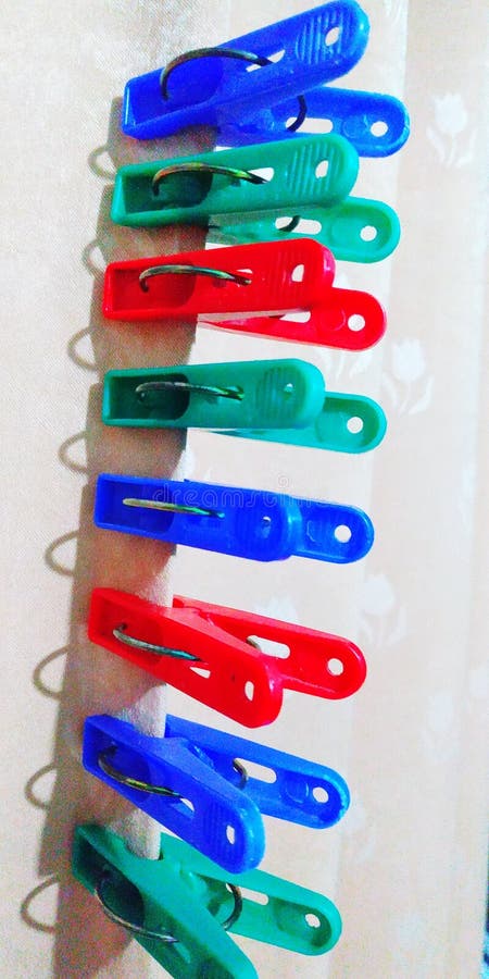 Design Multi Color Clothes Clips Stock Image - Image of lighting, color ...